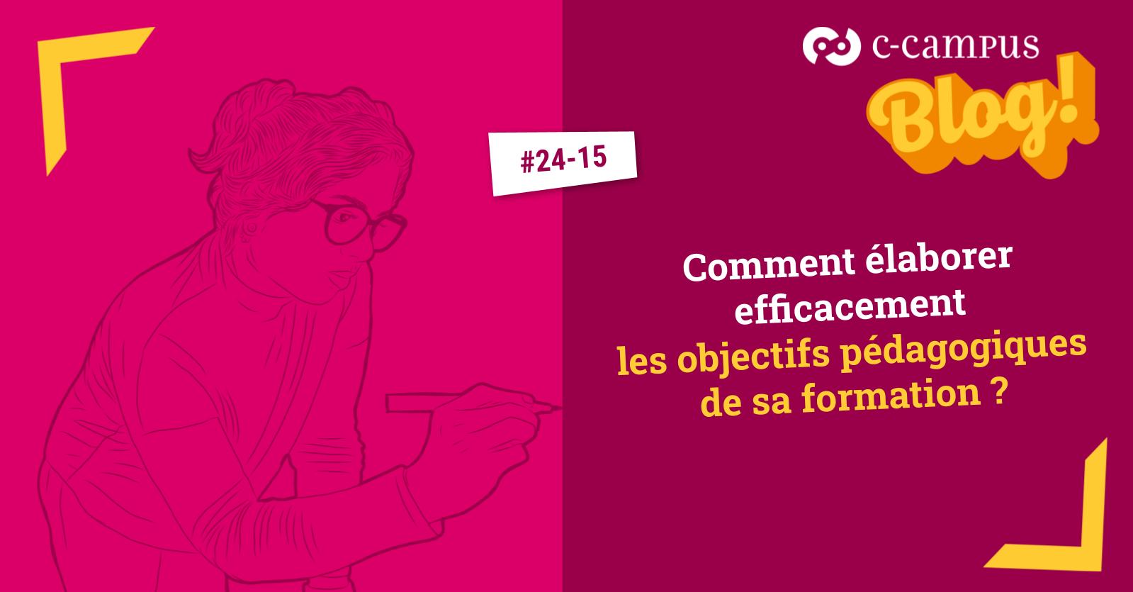 Comment élaborer efficacement les objectifs pédagogiques de sa ...